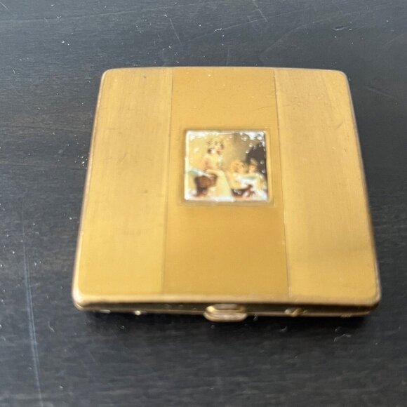 Yardley London | Makeup | Gold Yardley Powder Compact Family Scene ...